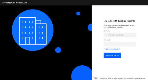 Login pattern – Carbon Design System